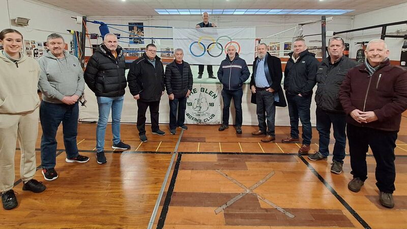 Olympic flag raised proudly at the Glen Boxing Club to mark Ireland's ...