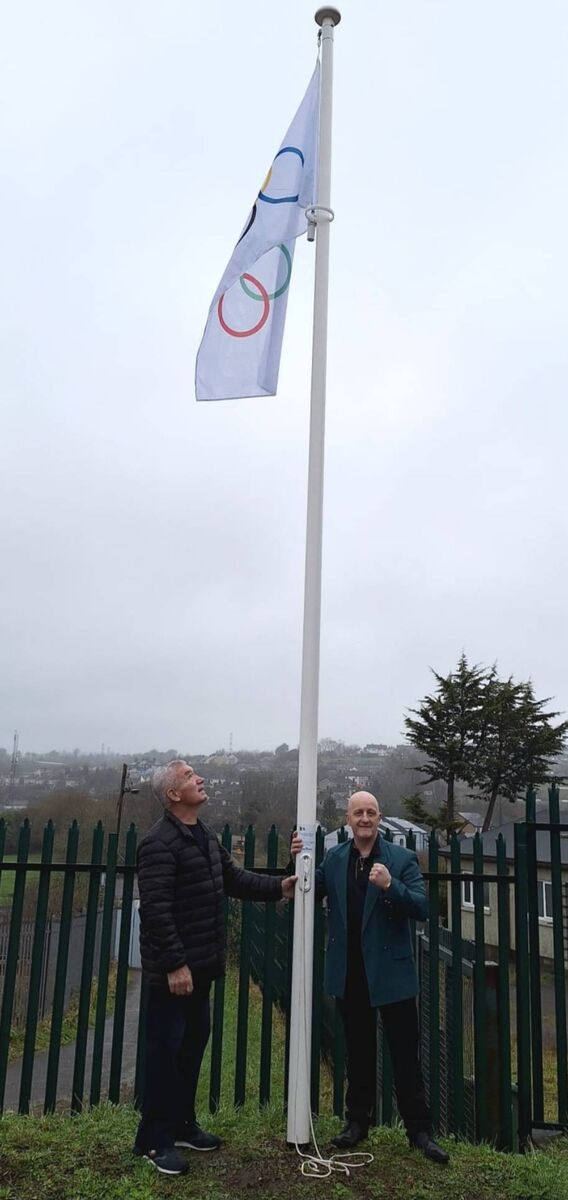 Olympic flag raised proudly at the Glen Boxing Club to mark Ireland's ...