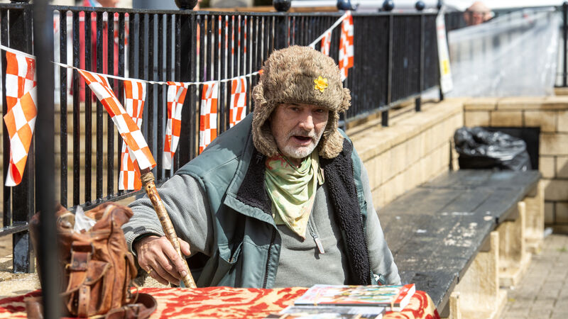 Ian Bailey collapses in Bantry