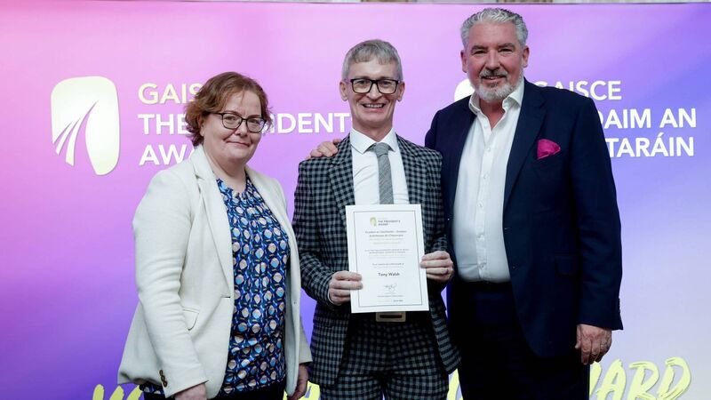 Cork's Tony Walsh recognised at Gaisce Leader Appreciation Awards