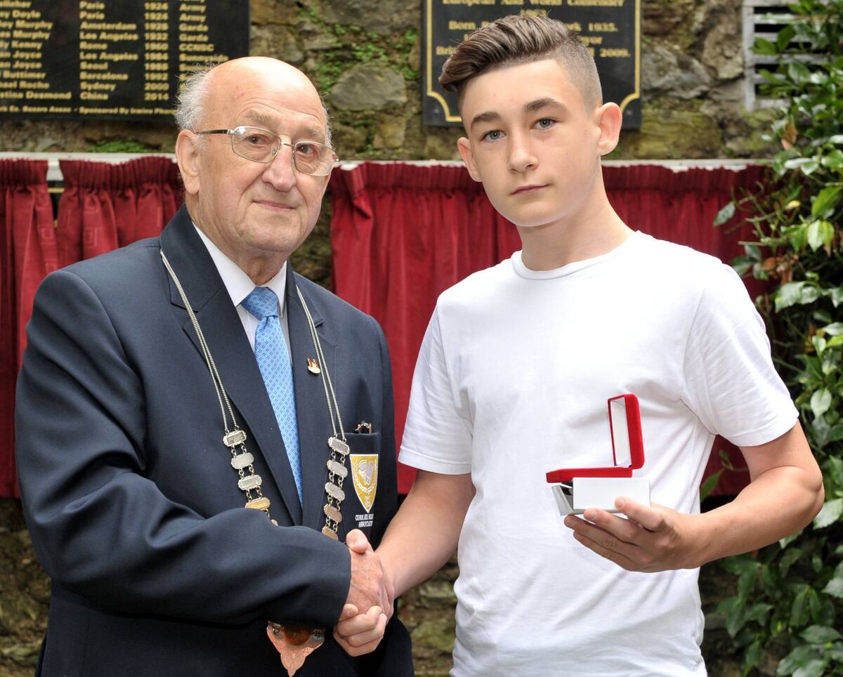 Boxer Michael O’Reilly from Togher BC is the first winner of the Tim O ...