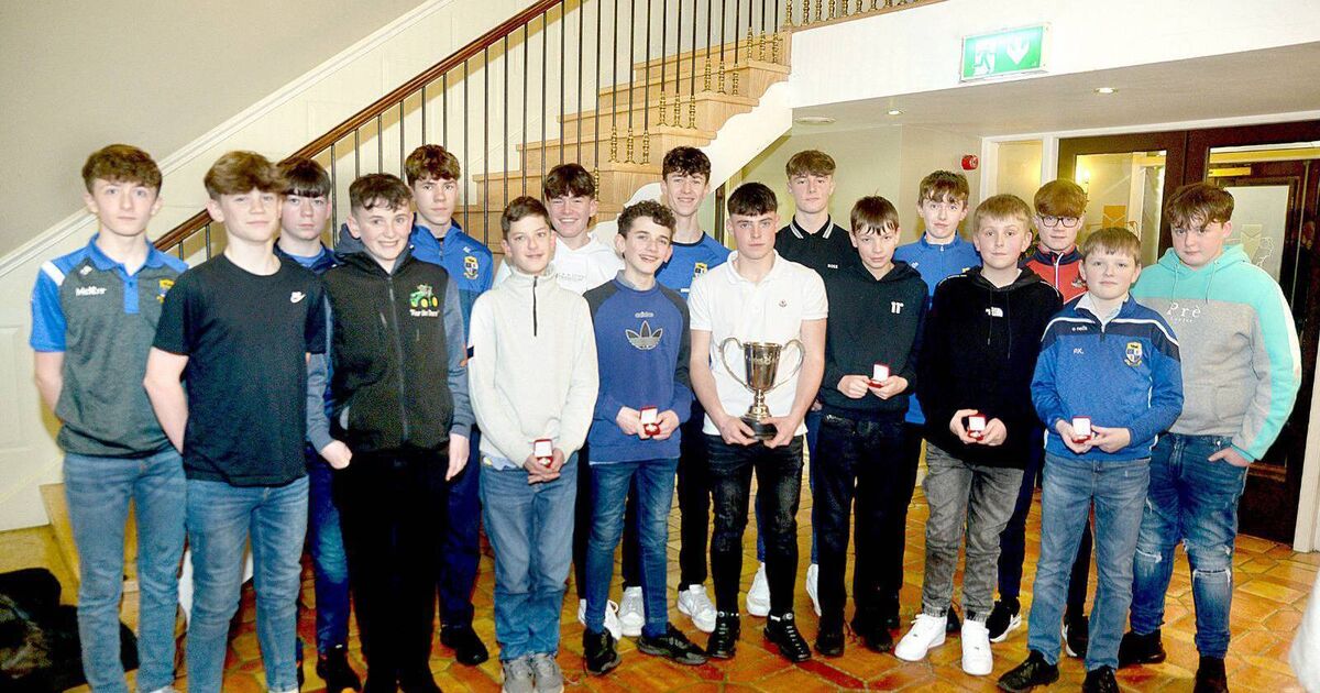 Aghinagh celebrate stunning 2023 season for the underage section