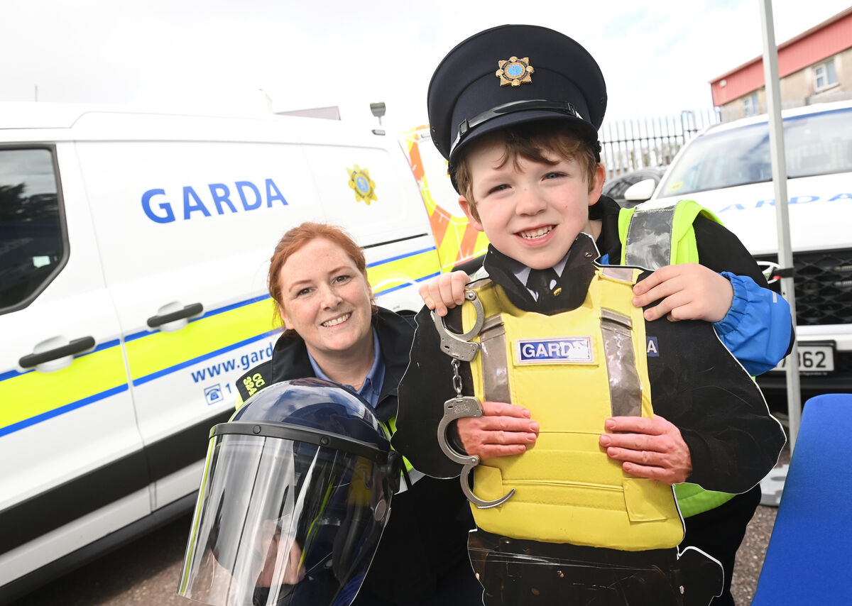Pictures: 'Junior gardaí' out in force for Togher Garda Station open day
