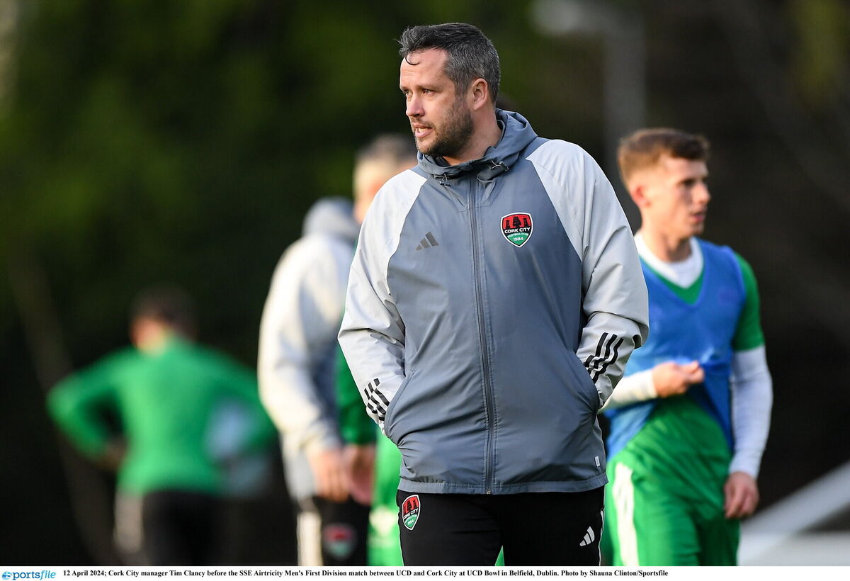 Frustration for Cork City and Tim Clancy, despite leading the First ...