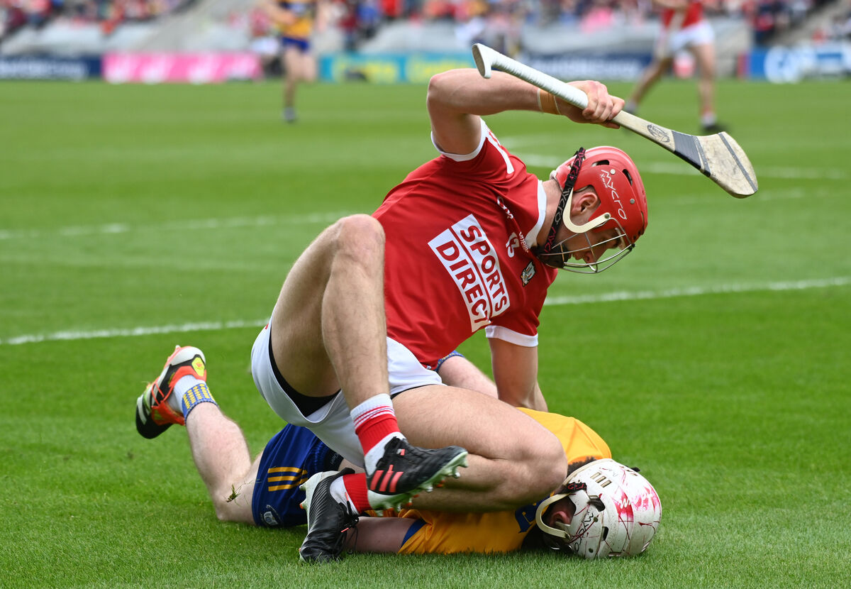Cork v Clare: Rebels Cork on the verge of elimination as red card ...