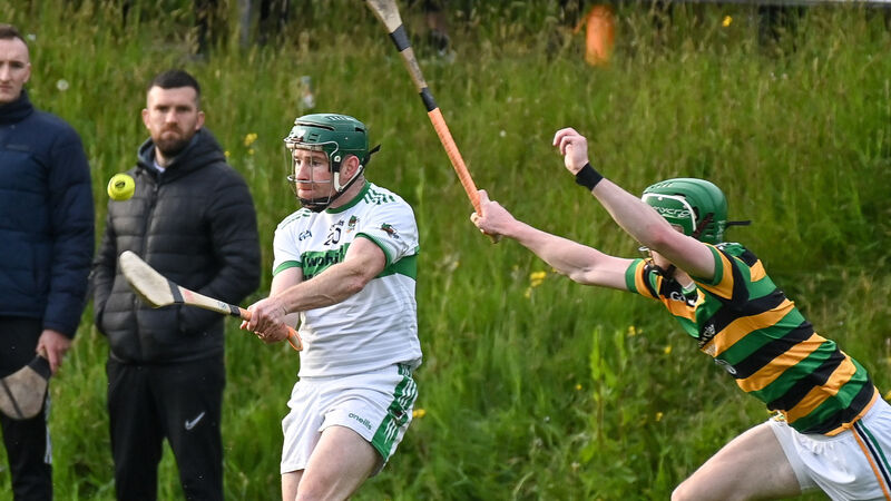 Glen Rovers corner forward Stephen Lynam leads the way in their SHL win ...