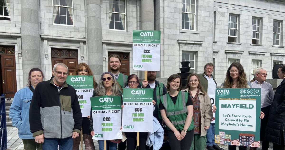 Residents stage housing protest to highlight 'systematic neglect of ...