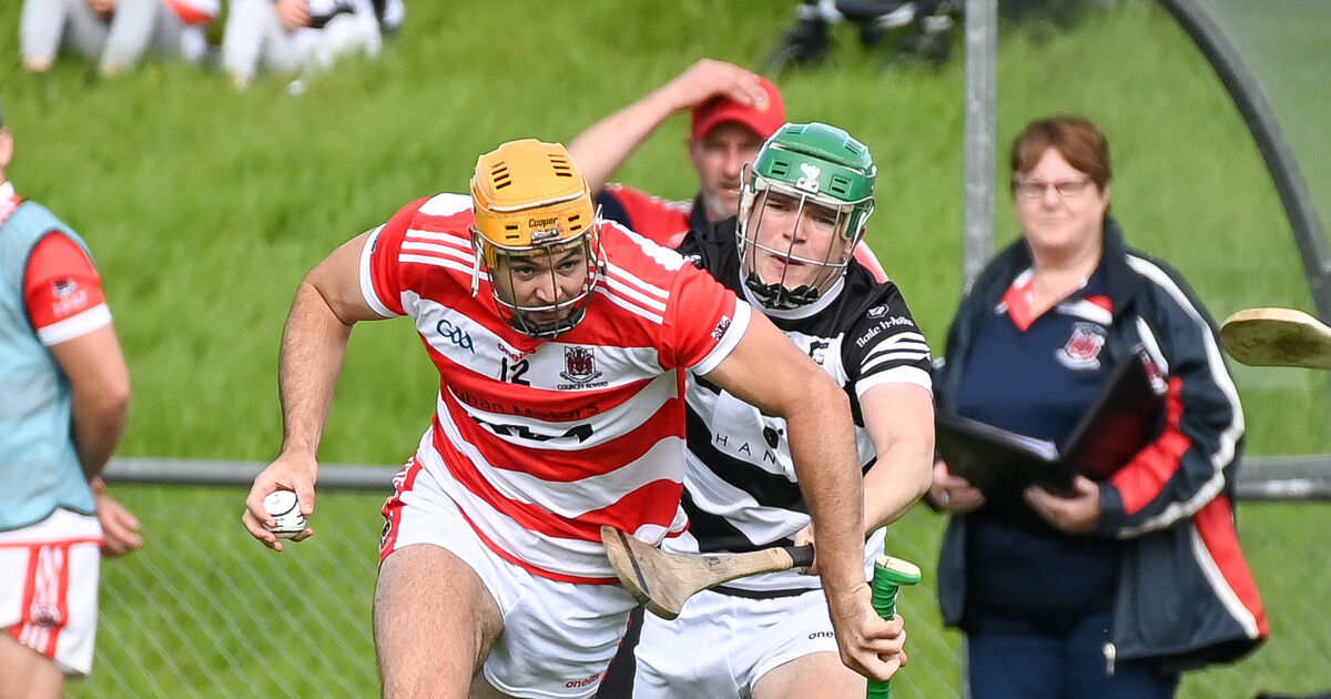 Cork hurler Sean Twomey plays his part as Courcey Rovers beat Newtown