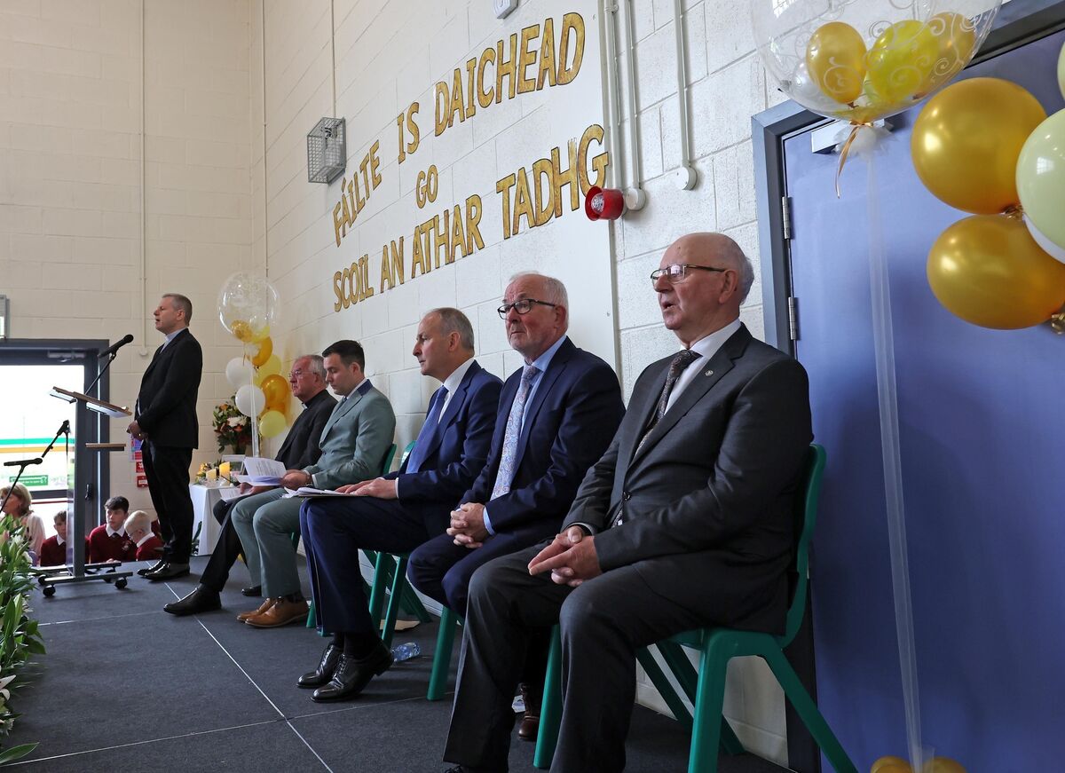 Pictures: Tánaiste and Bishop open long-awaited new school building in Cork