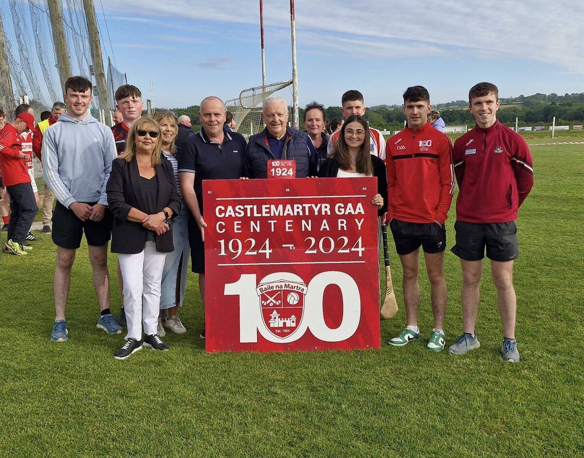 Castlemartyr GAA club celebrating 100th anniversary in style