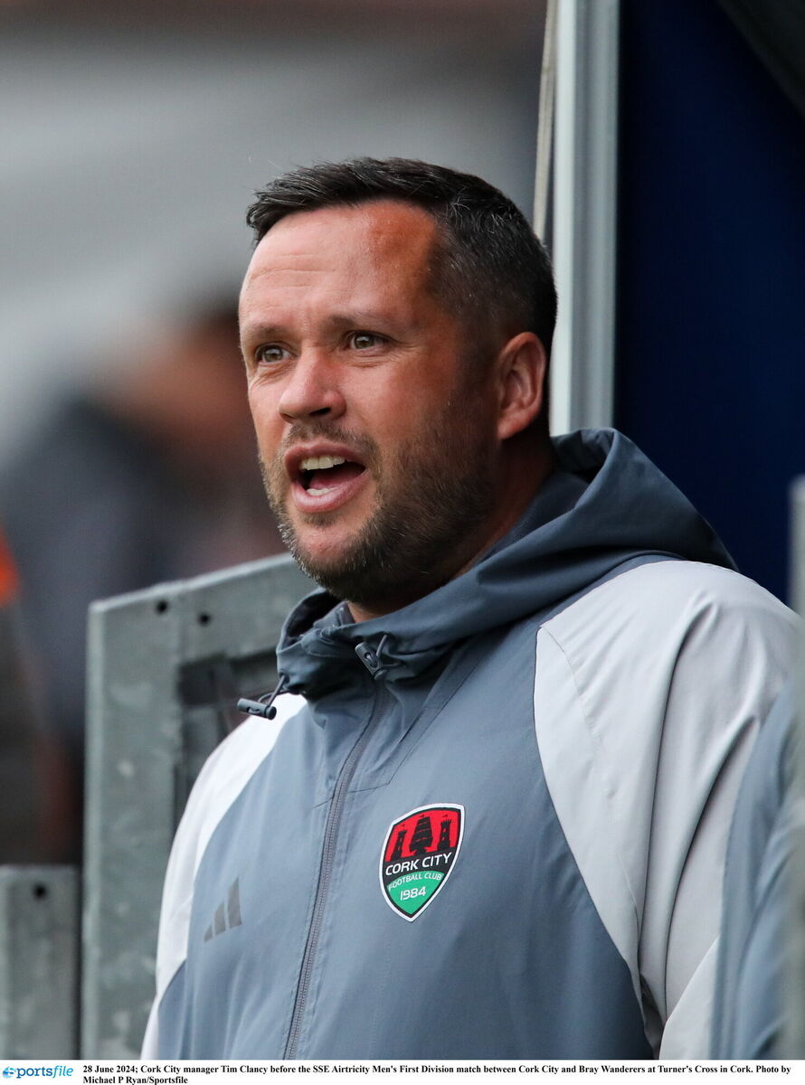 Cork City manager Tim Clancy: Sloppy performance must be improved on
