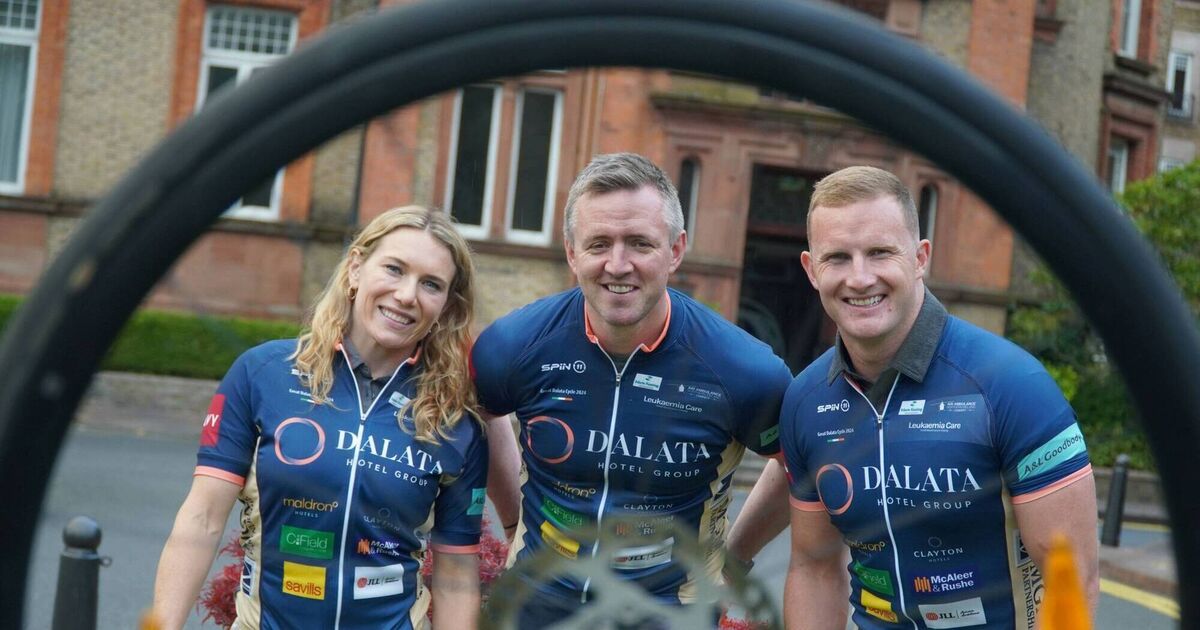 1,100km charity cycle takes on Patrick’s Hill