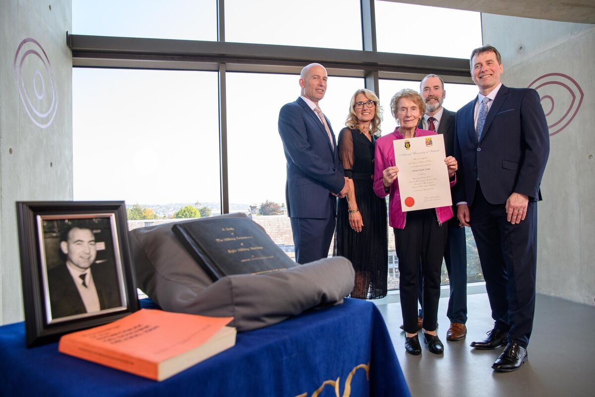 UCC awards Master's degree to victim of 1968 plane crash