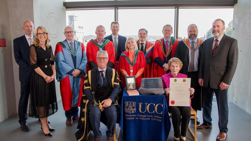 UCC awards Master's degree to victim of 1968 plane crash