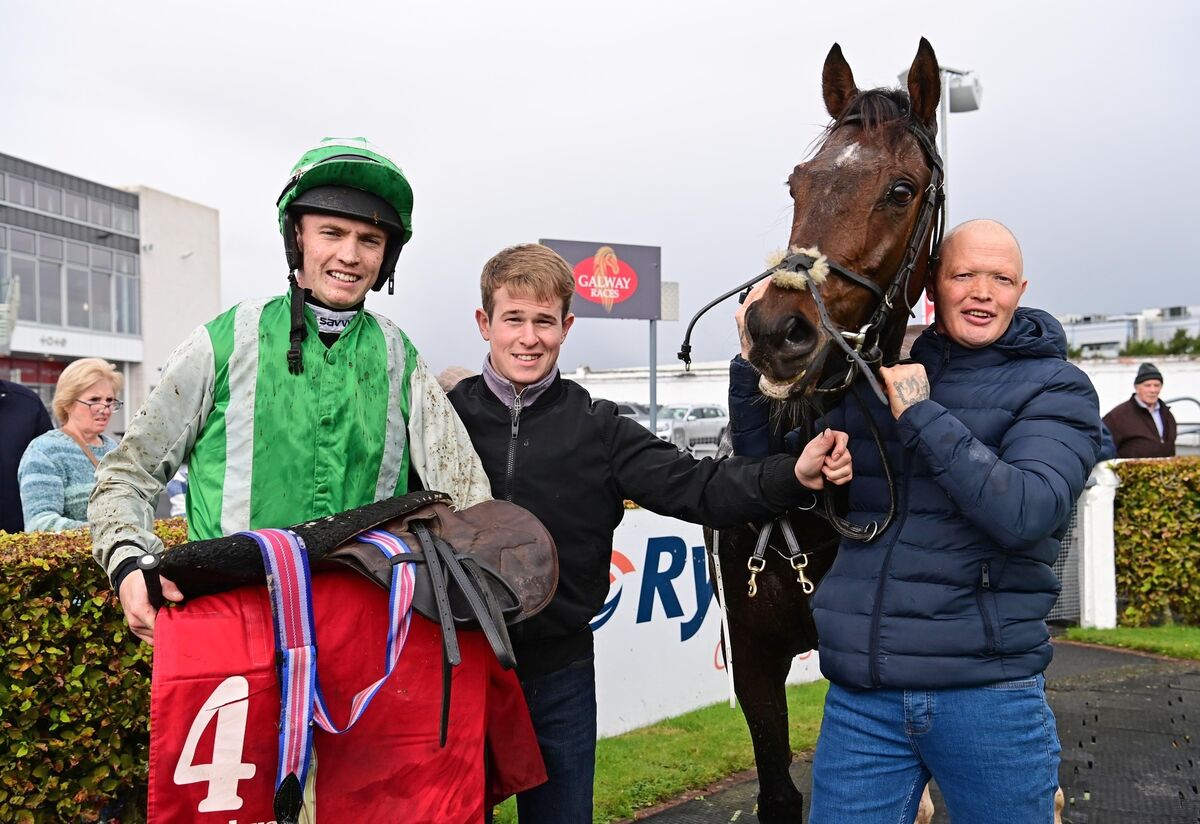 Cork jockey Michael O'Sullivan causes huge shock in Galway