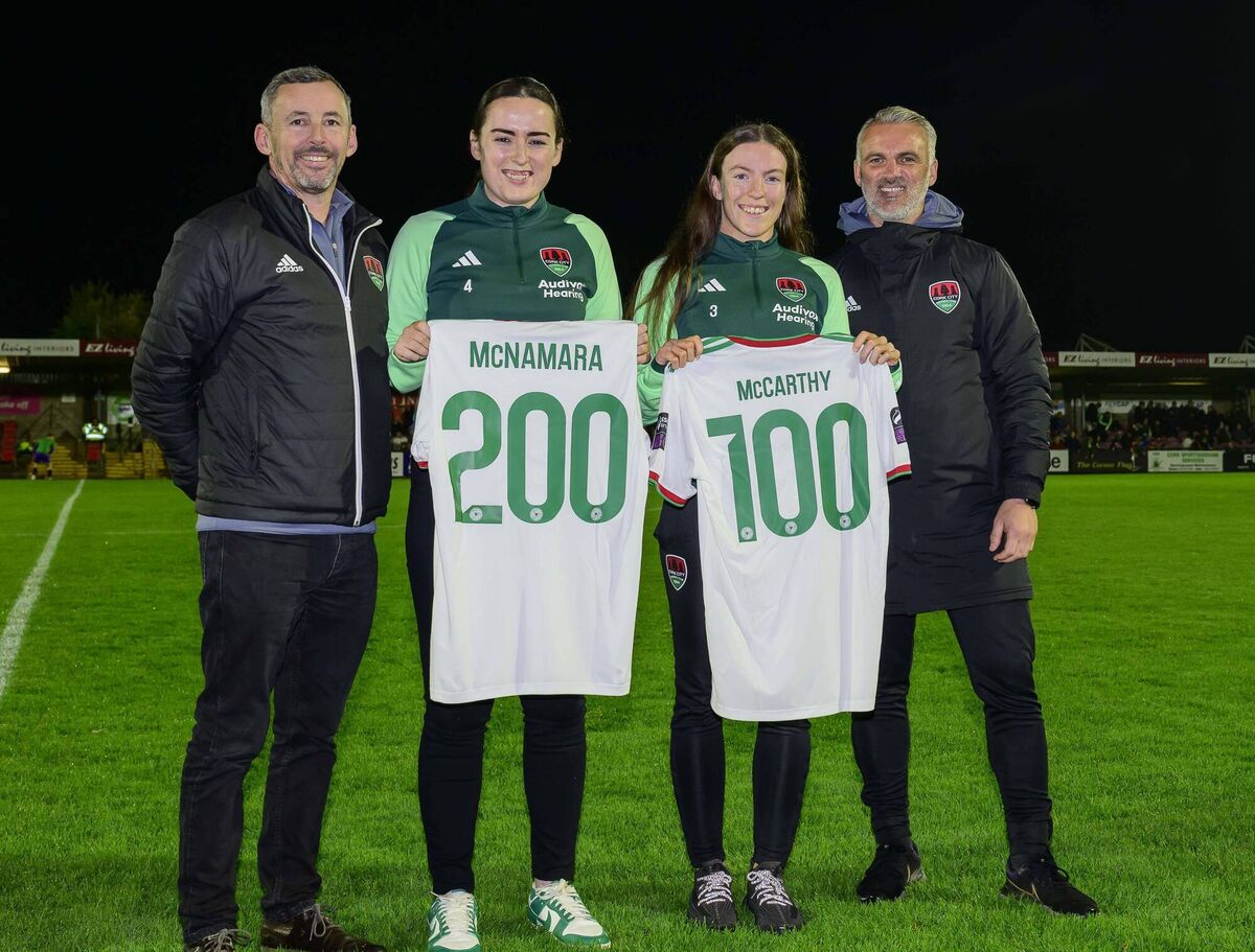 Ciara McNamara and Shaunaugh McCarthy mark special milestones at Cork City