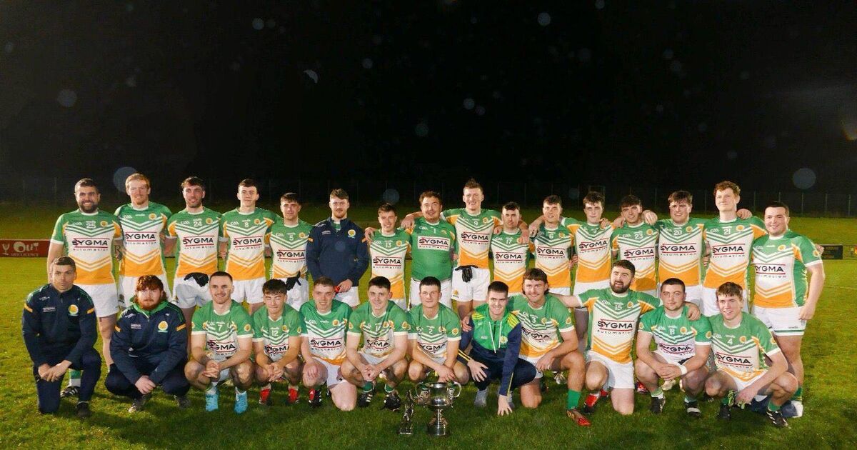 Liscarroll/Churchtown Gaels footballers looking up after brilliant season
