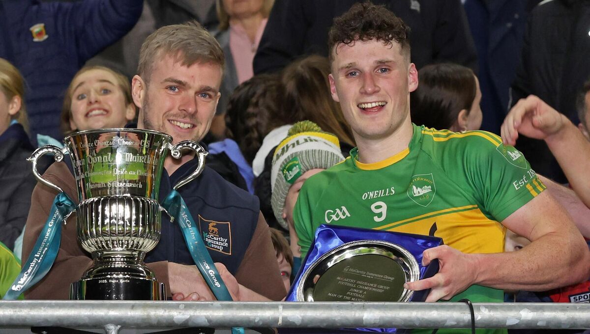 Kilmurry's James O'Mullane ends memorable year with a Muskerry GAA award