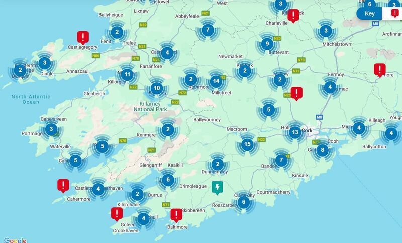 LIVE: Thousands of homes without broadband following Storm Éowyn