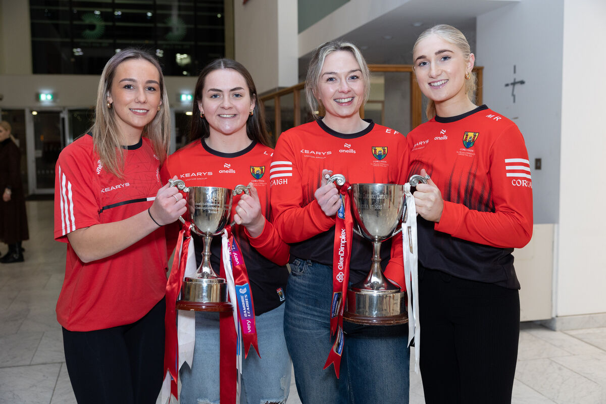 Pictures: Civic reception for Cork camogie stars