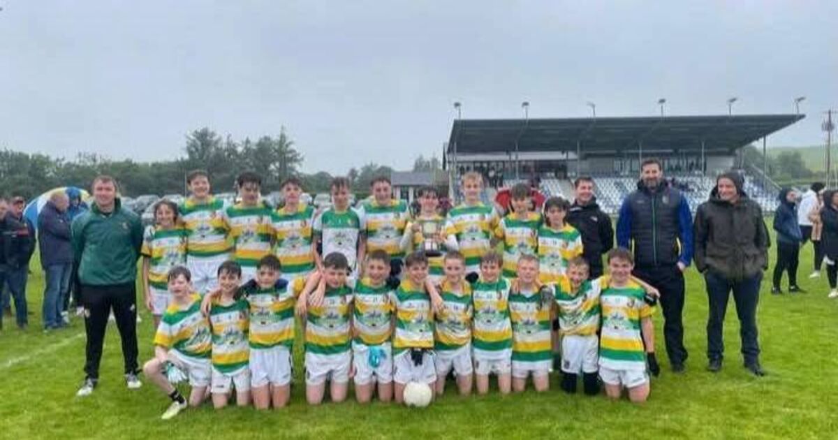 Carbery Rangers' U14 footballers celebrate a brilliant 2024 season