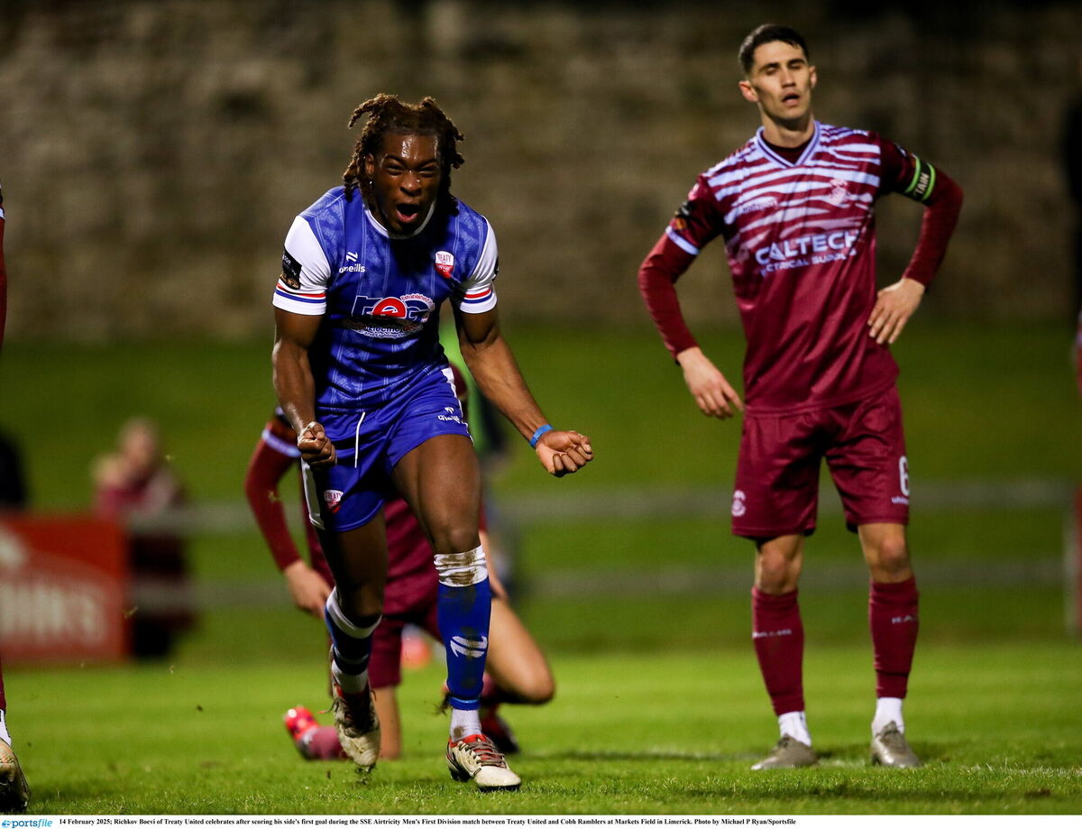 Cobh Ramblers roar back from two down to beat Treaty