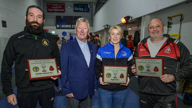 The Cork boxing club of the year is presented with the Victor J Aston ...