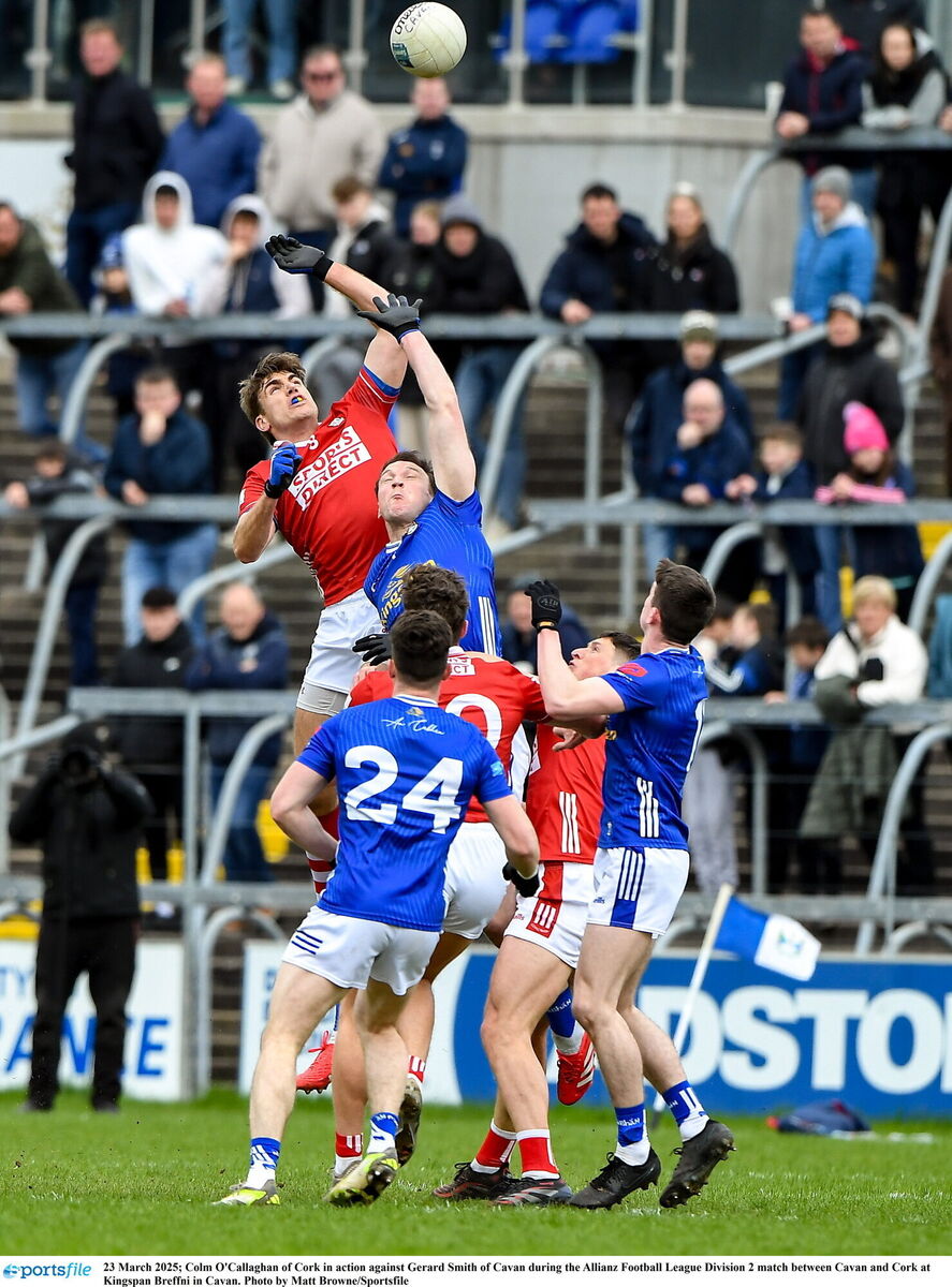 Cork footballers finish league on high with crucial away victory at Cavan