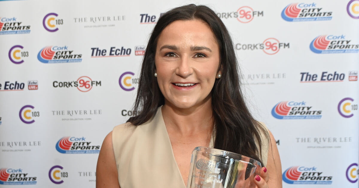 Phil Healy is awarded the Cork City Sports Athletics Person of the Year award for a third time