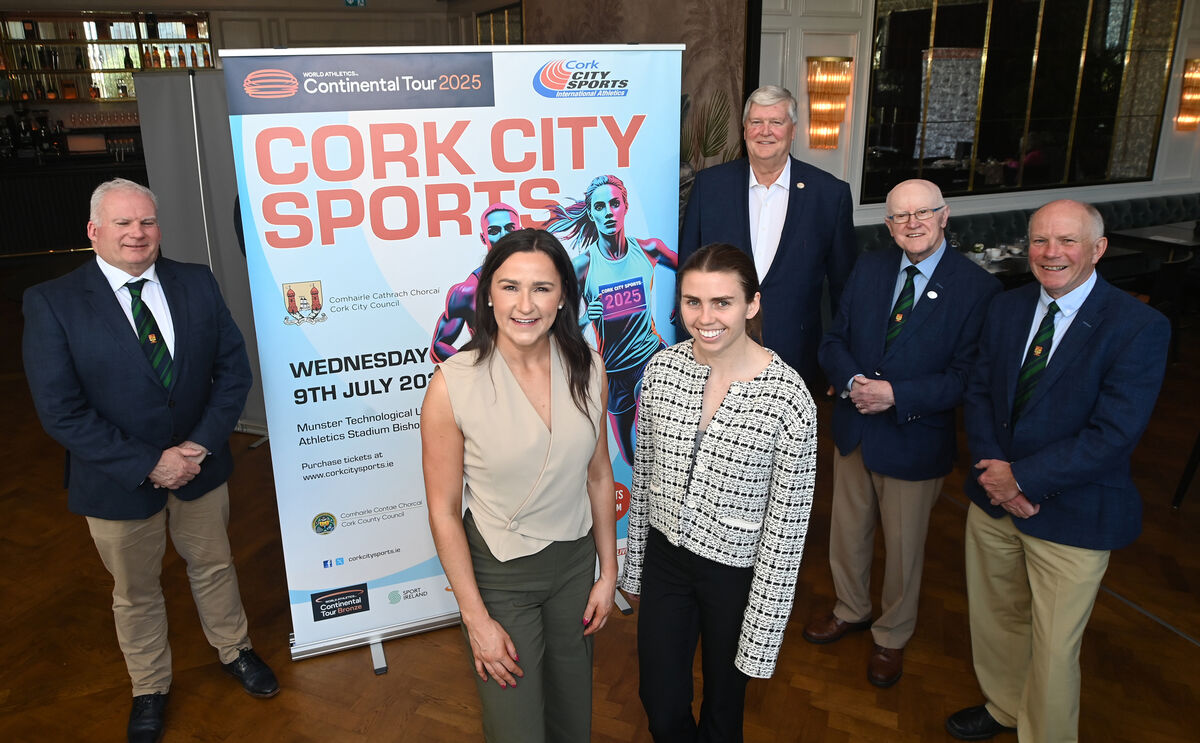Phil Healy is awarded the Cork City Sports Athletics Person of the Year ...