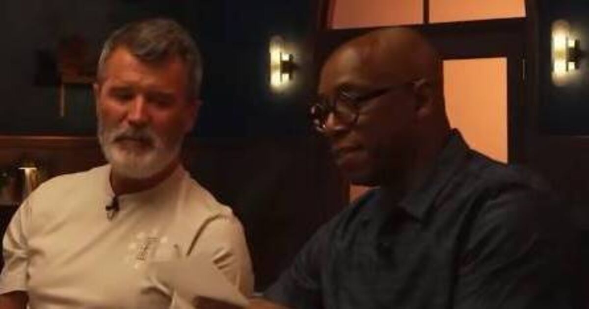 Roy Keane fights back tears after showing Ian Wright photo of parents